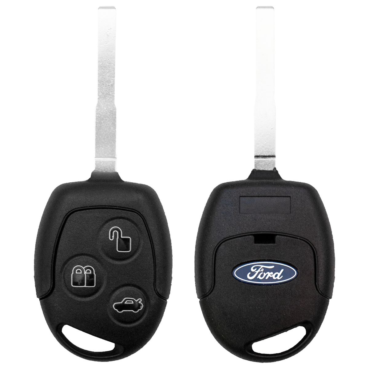 2011 Ford Fiesta Remote Head Key Fob 3B HU101 Key Blade (FCC ...
