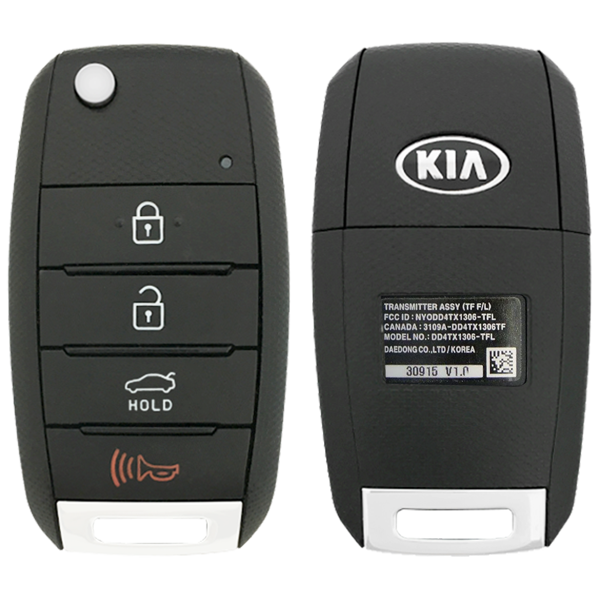 2015 Kia Optima Remote Flip Key Fob 4B w/ Trunk (FCC: NYODD4TX1306-TFL ...