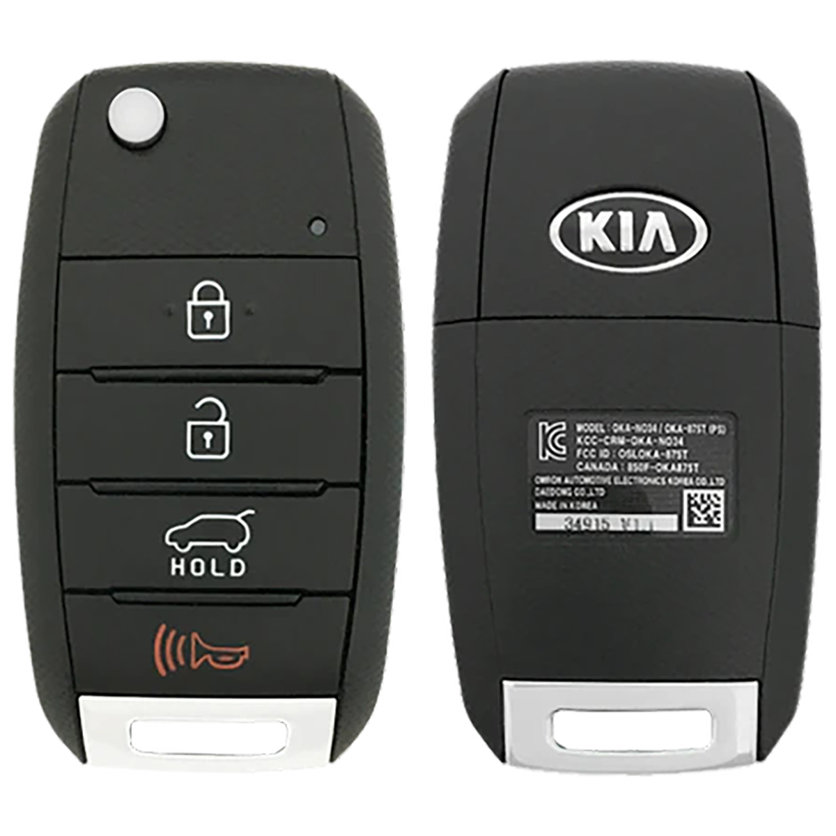 2016 Kia Soul Remote Flip Key Fob PSD1 4B w/ Hatch (FCC: OSLOKA-875T ...